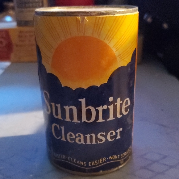 Sunbrite | Other | Vintage Sunbrite Cleanser Blue And Orange | Poshmark